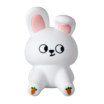 NOBLEFU 拽萌兔拍拍灯小夜灯DIY创意支架卧室睡眠床头护眼柔光灯