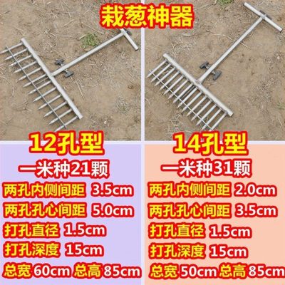 种葱神器农用打孔小型插葱种大葱工具栽葱打洞器种菜洋葱栽苗叉子