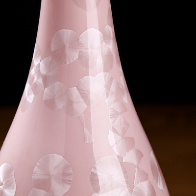 东方泥土结晶釉陶瓷花瓶家居客厅插花酒柜博古架桌面台面装饰摆件