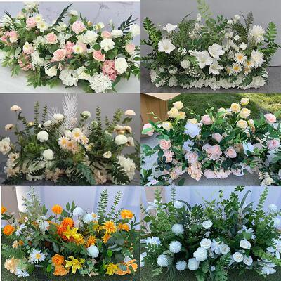 新款婚庆仿真花排森系路引