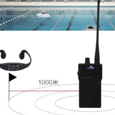 1DORADO骨传导游泳教学培训主机骨传导运动1000米无线对讲喊话机