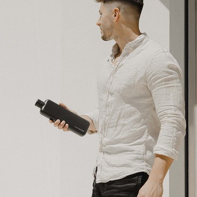 memobottle扁平水壶不锈钢水杯健身大容量户外出行便携随手杯礼品