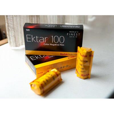 柯达专业负片 超炮塔 ektar 100 极细腻 120彩色负片 胶卷 27.4