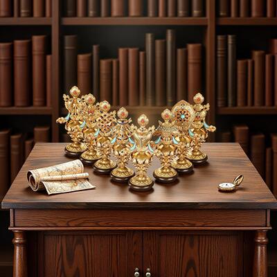 慧宝曼扎盘地藏王宝瓶护法杯供杯八吉PLQ祥物八瑞五底妙欲水座卧