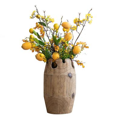 复TMHP-001古木花瓶摆件客厅花艺干花插仿真假花装饰创意花家居花