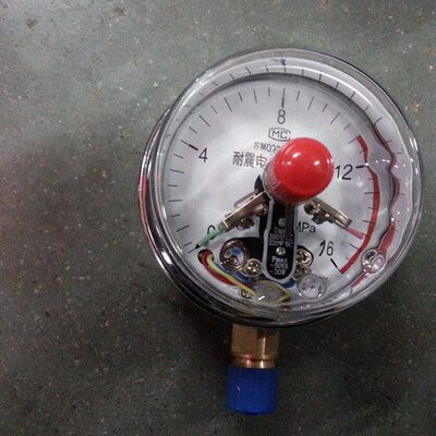抗震磁敏耐震电接点压力表YNXC-100抗震防震液压真空负压无锡珠峰