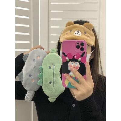U型YDC记忆旅行护颈枕可爱带棉罩办枕眼公室学生午休睡觉枕头可拆