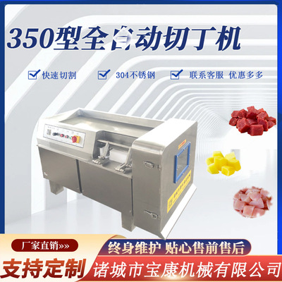 食品不锈钢350切丁机 牛羊肉多功能切丁切条机 宝康工厂切肉丁机