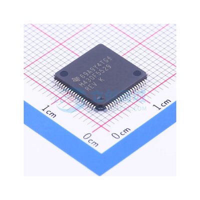单片机芯片 MSP430F5529IPN LQFP-80(12x12) 25MHz 128KB