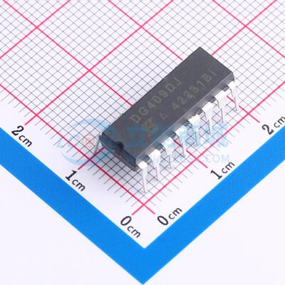 模拟开关/多路复用器 DG409DJ-E3 PDIP-16 原装正品