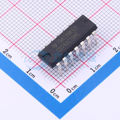反相器 CD74ACT04E PDIP-14 原装正品
