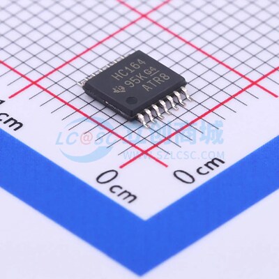 移位寄存器 SN74HC164PWR TSSOP-14 原装正品 电子元器件配单