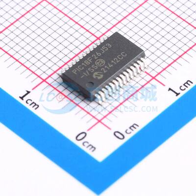 单片机(MCU/MPU/SOC) PIC18F26J53-I/SS SSOP-28-208mil 原装正品