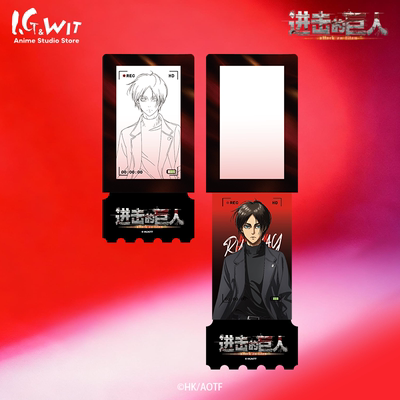 【新品】I.G WIT 进击的巨人RUNWAY镭射抽拉票根 撤退矮人