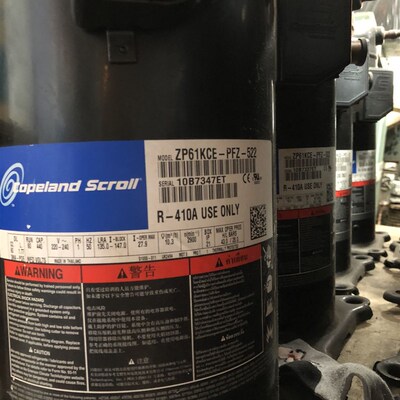 ZP67KCE-TFD-250 全新原装谷轮压缩机 R410雪种