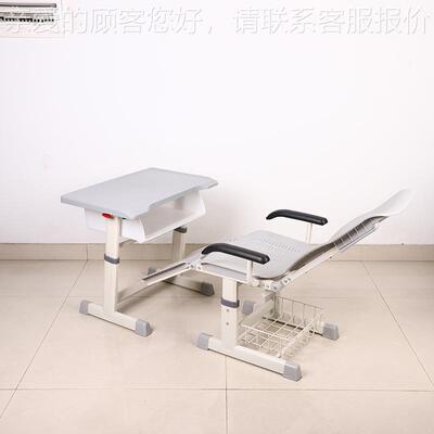 辅新款气缸升降培午休学/校课桌课椅学生学用家用孩子训导习写作