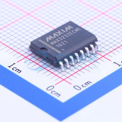 RS232芯片 MAX3232ECWE+ SOIC-16-300mil 收发器