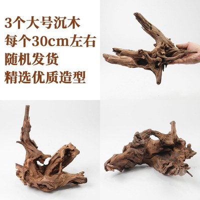 自然风化沉木枯木树根木雕杜鹃木插花微景观鱼缸造景木头摆件装饰
