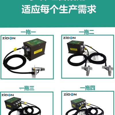 除静电除尘离子风嘴m风枪头ST-202B吹尘风蛇自动吹尘风嘴离子风枪