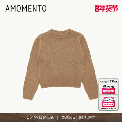 秋冬新款刷毛针织上衣百搭