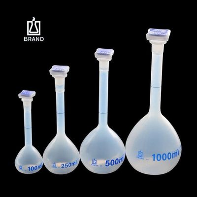 BRAND普兰德PP塑料容量瓶25/50/100/250/500/1000ml校准德国进口