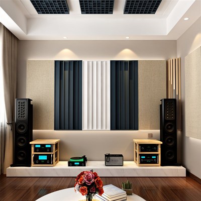 声学扩散板低频陷阱二次余数扩散体录音棚影音室吸音板声学设计