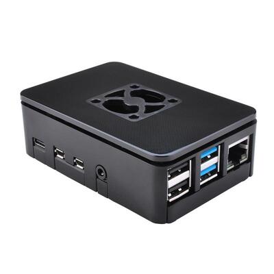 树莓派4代RaspberryPi4B外壳盒子可安装风扇
