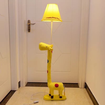 小夜灯卧室睡眠灯插电款台灯氛围台灯女生卡通长颈鹿床头灯落地灯
