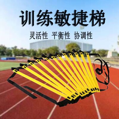 足球敏捷训练固定式篮软梯