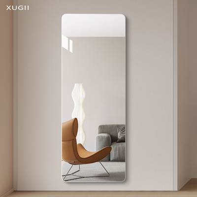 超薄镜子全身穿衣镜贴墙自粘壁挂式落地镜家用挂墙试衣镜银镜防爆