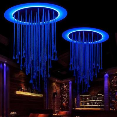 流苏酒吧氛围灯清吧夜雨网红七彩音乐吧烧烤吧火锅店顶部装饰灯具