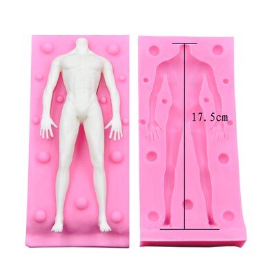 粘土体全身素体偶硅胶模具大型身体男女肢腿模 硅胶模具