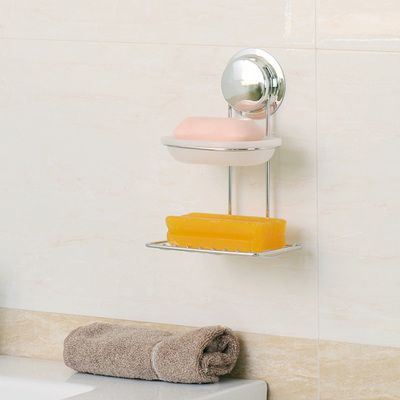 嘉宝吸盘香皂盒浴室层沥水香皂架肥皂盒免钉皂托