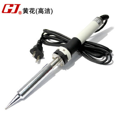 黄花N0.400大功率系列陶瓷长寿芯内热式带灯电烙铁60W80W100W可选