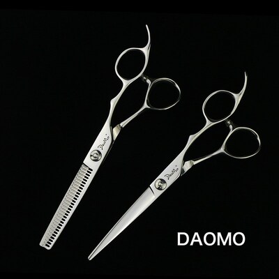 刀磨DaoMo美发剪刀 6寸手型综合刀25落发量打薄男士牙剪套装包邮