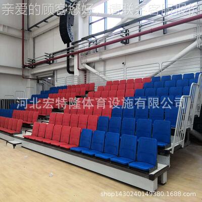 固定折HT-S10叠椅看台 厂制作体家场中空翻转座椅看 育推拉椅 会