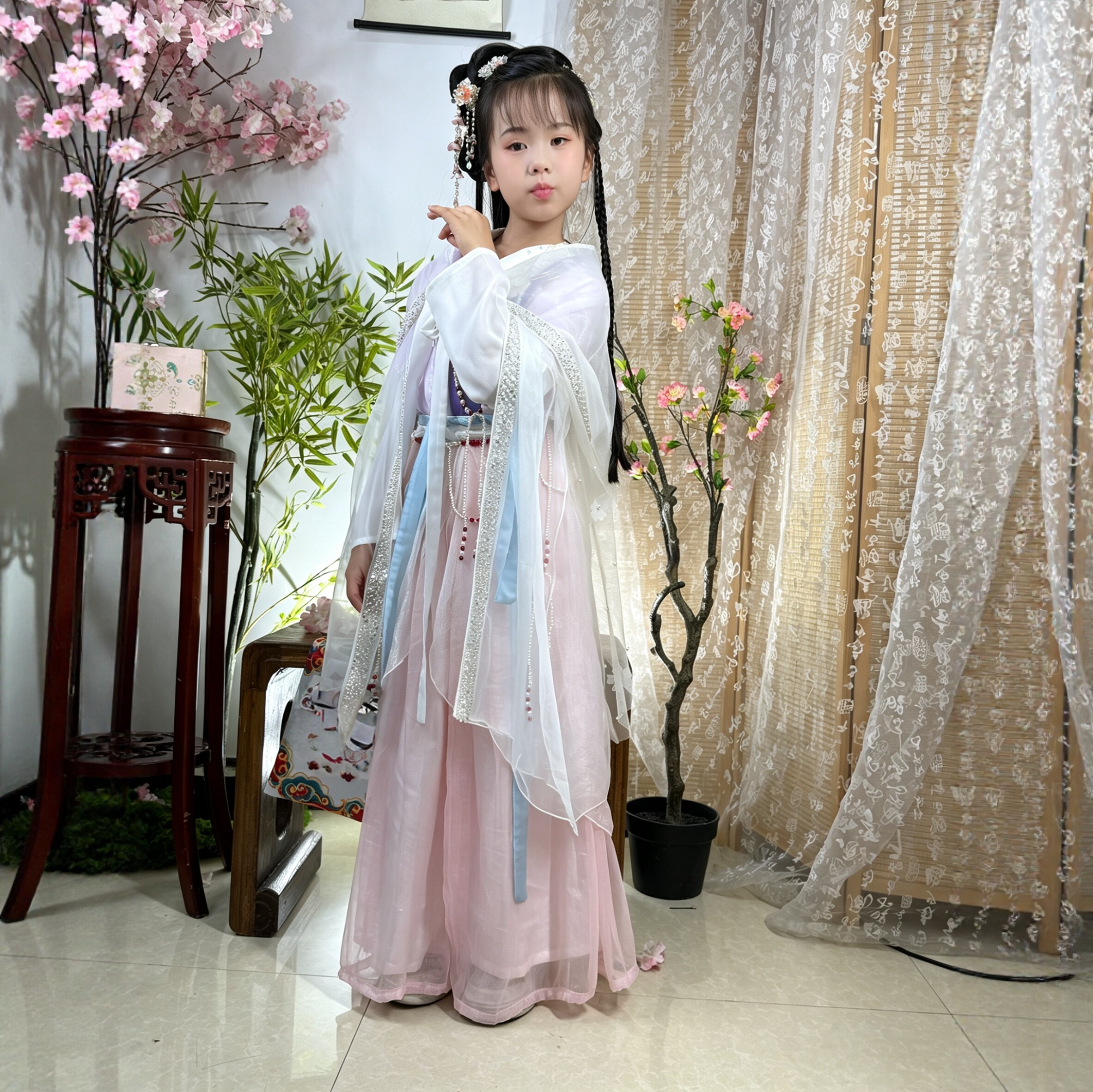 华姿仪赏原创汉服小林黛玉开学季寒假出游传统汉服套装
