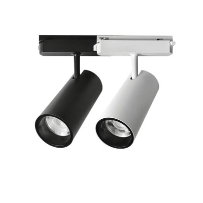 轨道灯led射灯防眩服装店铺商用客餐厅背景墙3500K明装cob导轨灯