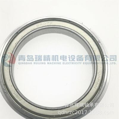 N-S-K 深沟球轴承 6807ZZNR = 61807-2ZNR 6807N 外圈带止动槽卡