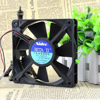 原装 NIDEC TA450DC A32670-16 24V 0.31A 12025 12CM 2线 风扇