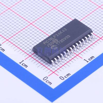 单片机(MCU/MPU/SOC) PIC18LF24K42T-I/SO SOIC-28-300mil 原装正