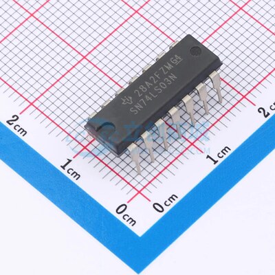 逻辑门 SN74LS03N PDIP-14 原装正品 电子元器件配单