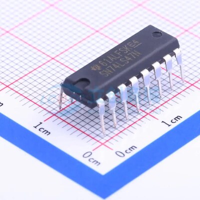 数码管驱动 SN74LS47N DIP-16 原装正品