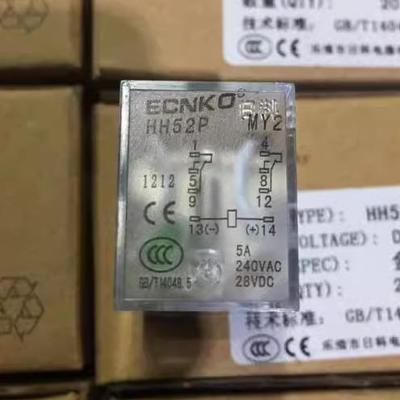 小型继电器HH52P54PHH62PJQX-13F带指示灯线圈电压DC24VAC220V36