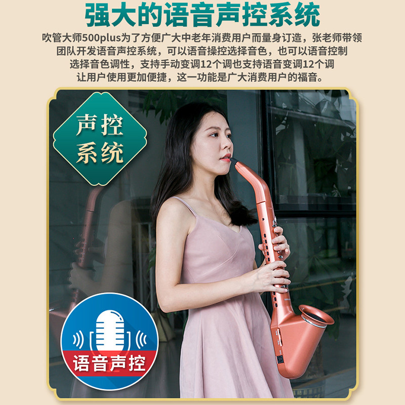 吹管大师新款500PLUS电吹管乐器初学者国产电子吹管电萨克斯