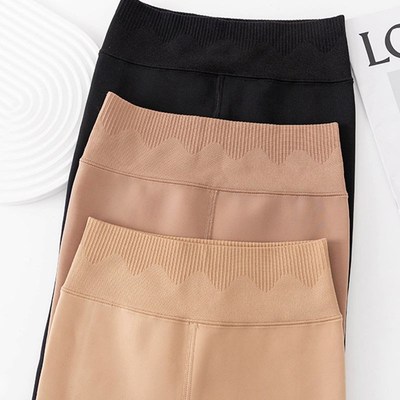 加绒加厚开档光腿神器女秋冬裸感连裤袜肤色防勾丝不起球打底丝袜