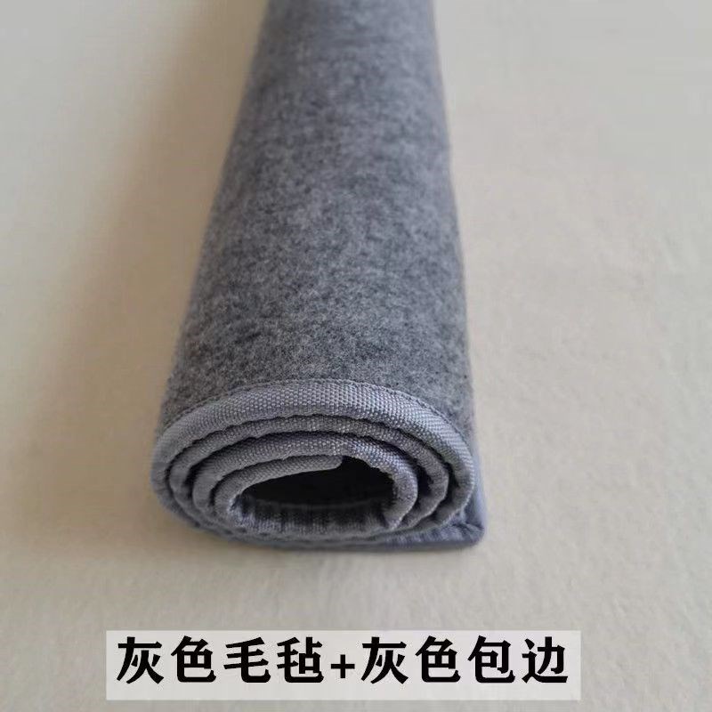 定做包边加厚纯羊毛书画毡书画毛毡垫书法毡垫国画毛毡垫背景墙毡