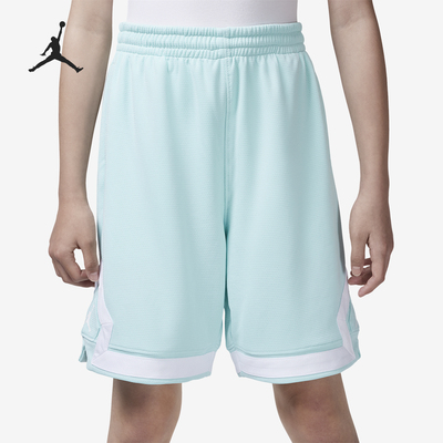 Nike/耐克正品JORDAN大童运动简约透气网眼短裤HQ8147-382