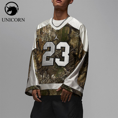 Nike/耐克正品JORDAN男士训练圆领套头宽松冰球球衣IB3965-222