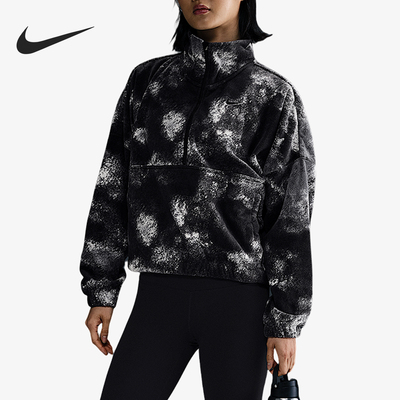 Nike/耐克正品保暖秋季款女士立领运动耐穿套头衫FZ6970-010